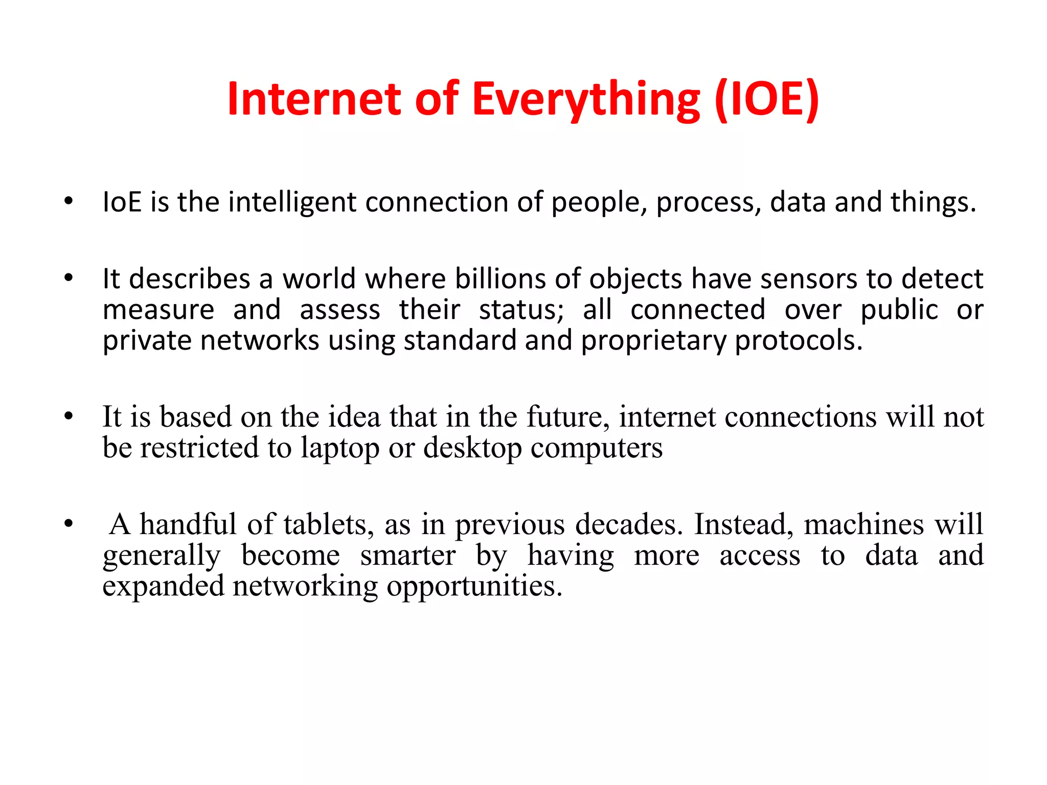 Internet of everything ppt | PPTX