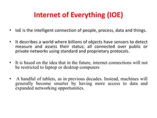 Internet of everything ppt | PPTX