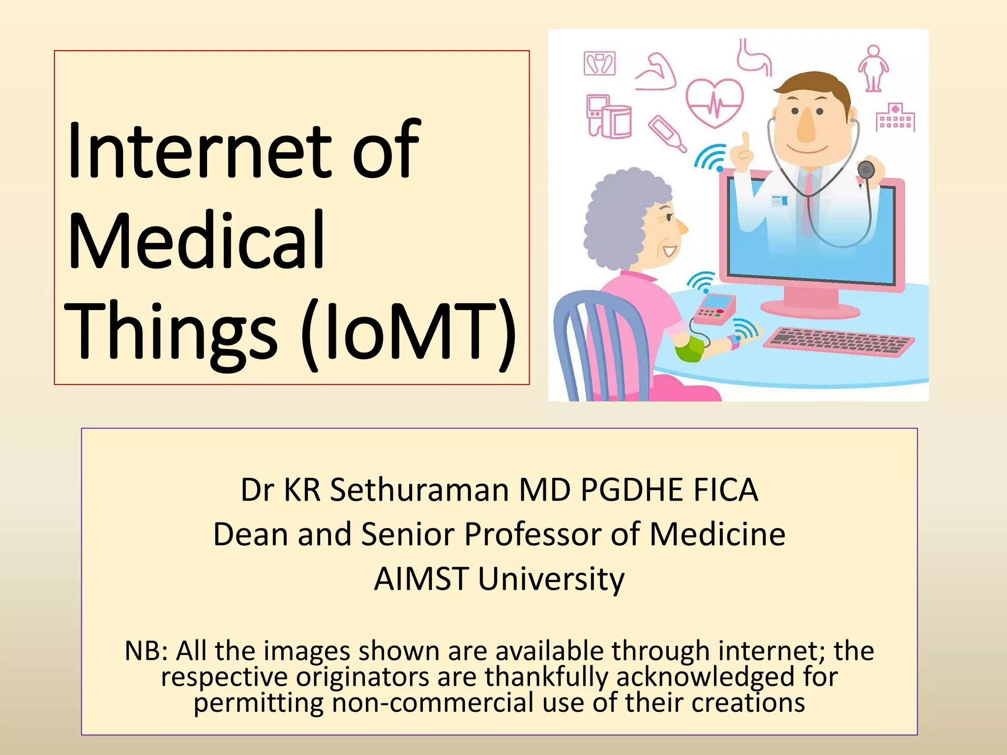 Internet of medical things (IOMT) | PDF
