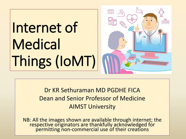 Internet of medical things (IOMT) | PDF | Internet of Things | Internet