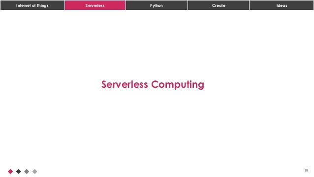 Internet Of Python Iot With Python And Serverless Sonal Raj Hyd