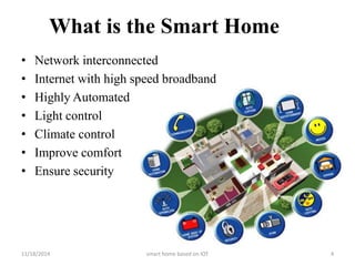 Internet of things for Smart Home | PPTX