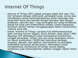 Internet of things | PPT