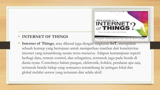 Internet of things | PPTX