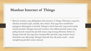 Internet of things | PPTX