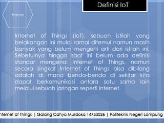 Internet of things | PPT