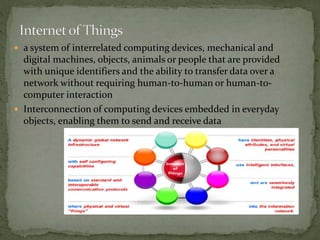 Internet of things | PPTX