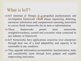 Internet of things | PPT