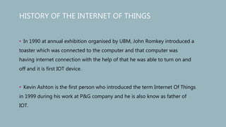 Internet of things | PPTX