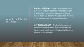 Internet of things | PPTX