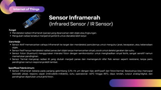sensor ultrasonik, akuator listrik, sensor infrared internet of things ...
