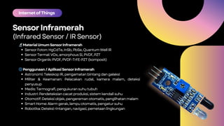 sensor ultrasonik, akuator listrik, sensor infrared internet of things ...