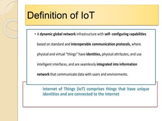 Internet of Things - concepts | PPTX