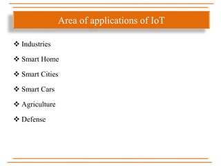 Internet of things smart home | PPTX