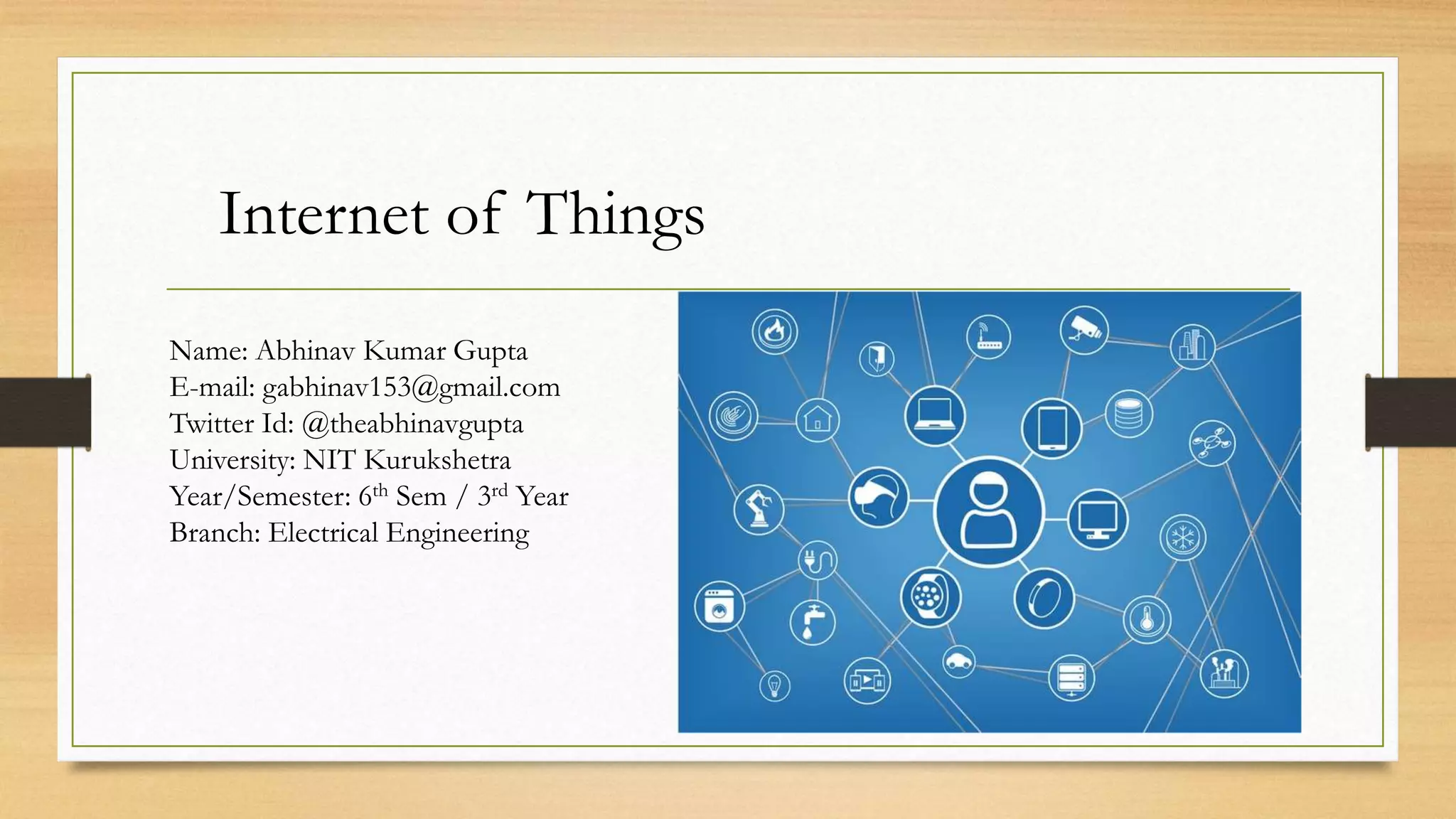 Internet of Things | PPT