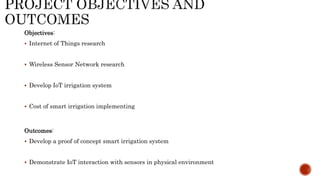 Internet of things and wireless sensor networks | PPTX
