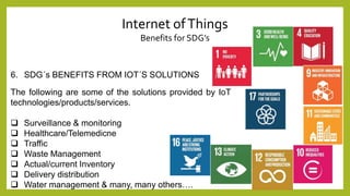 Internet of things Benefits for SDG´s | PPT