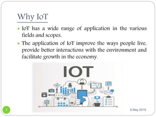 Internet of things for smart railway | PPTX