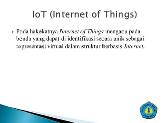 Internet of things (io t) | PPT