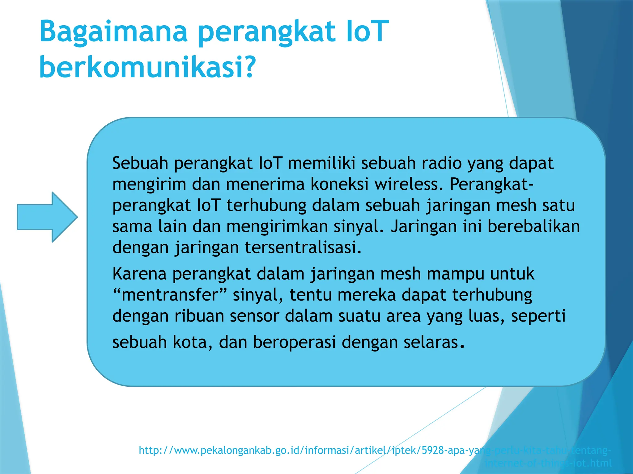 Aplikasi IOT Pada Sistem Kendali Universitas Pembangunan Panca Budi | PPT