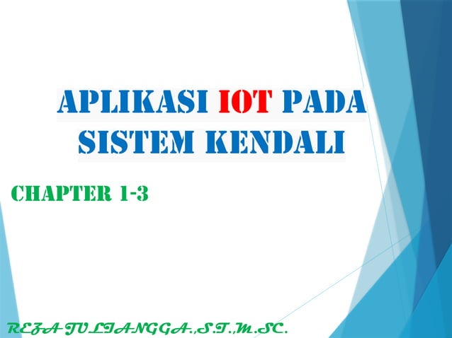 Aplikasi IOT Pada Sistem Kendali Universitas Pembangunan Panca Budi | PPT
