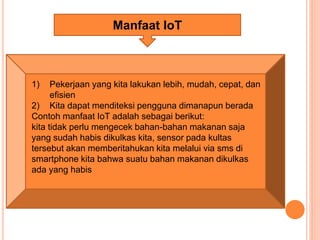Internet of things (iot) | PPTX