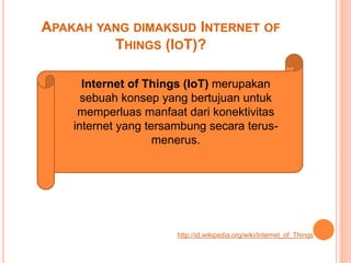 Internet of things (iot) | PPTX