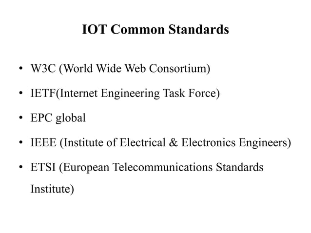 Internet of things (iot) | PPT