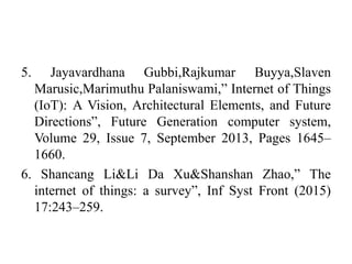 Internet of things (iot) | PPT