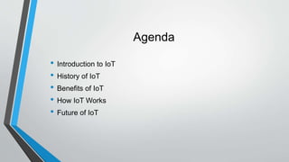 Internet of Things (IoT) | PPTX | Internet of Things | Internet