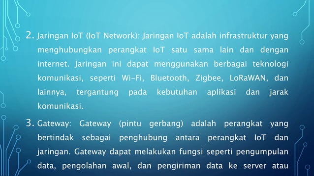 MENGENAL LEBIH DEKAT INTERNET OF THINGS (IOT) | PPTX