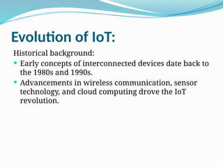 Internet Of Things explanations and uses | PPT