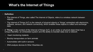 Internet of things (IOT) connects physical to digital | PDF
