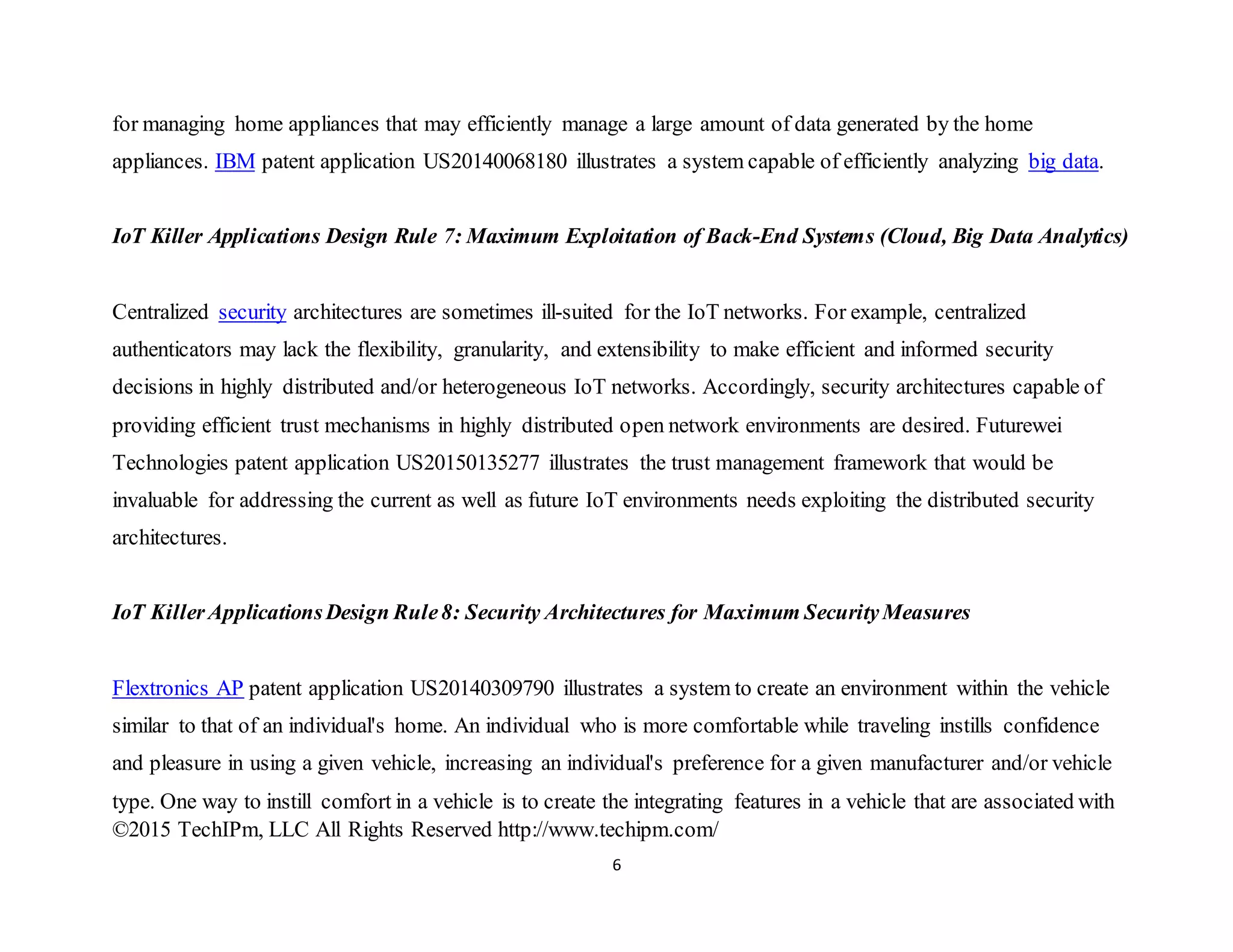 Internet of Things (IoT) Killer Applications Design Insights from ...