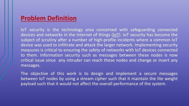 Internet of Things (IoT) Security using stream cipher.ppt