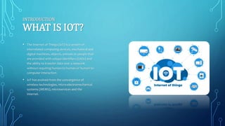 Introduction to Internet of Things (IoT) | PPT