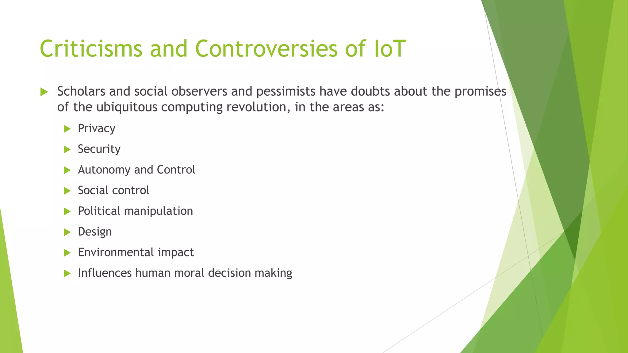 Internet of things (IoT) | PPTX