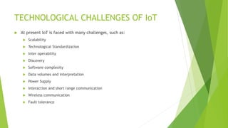 Internet of things (IoT) | PPTX