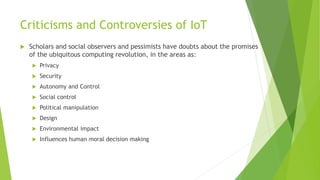Internet of things (IoT) | PPTX