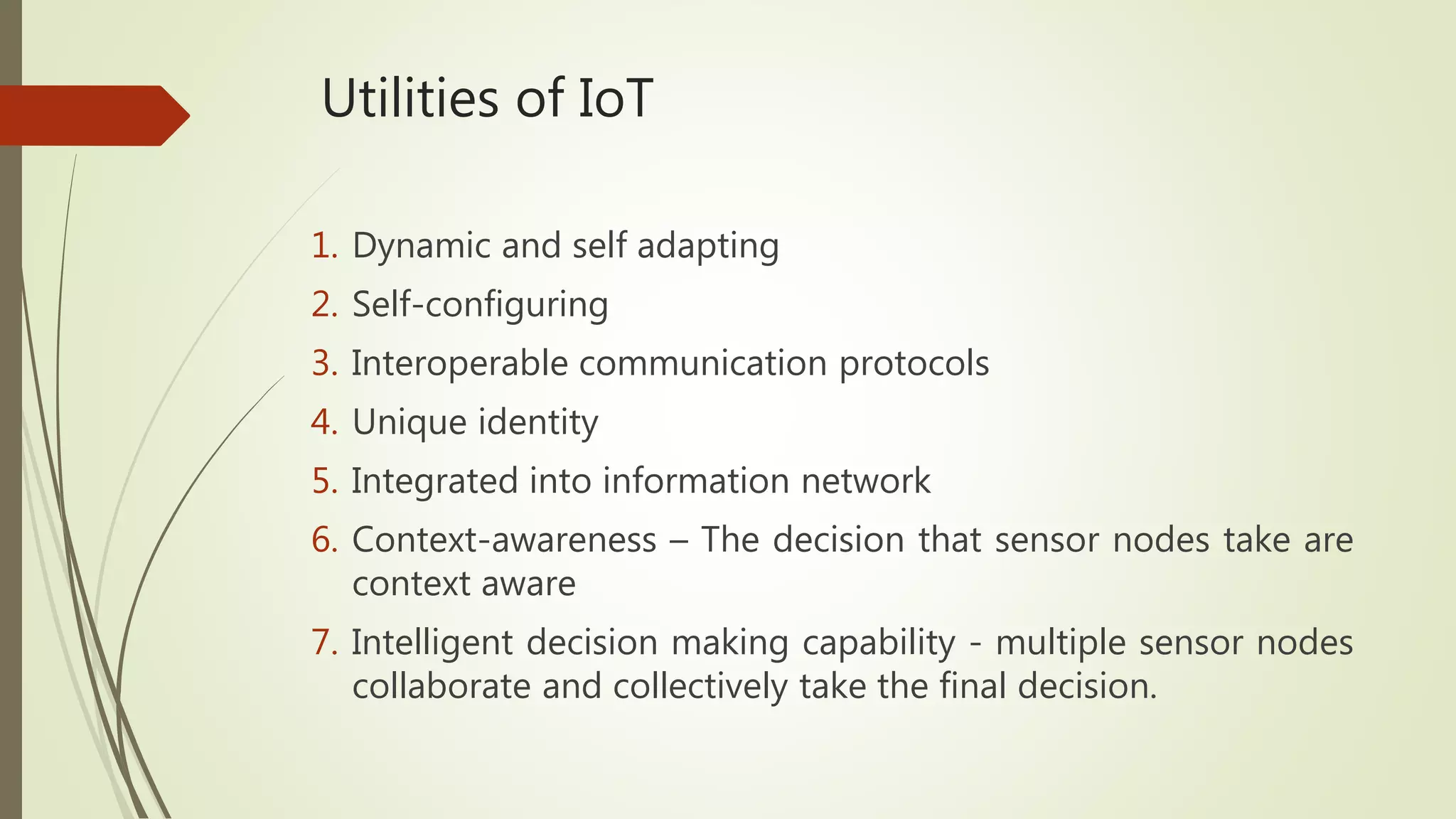 Internet of things (IoT)- Introduction, Utilities, Applications | PPTX | Internet of Things ...