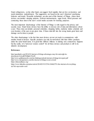 Internet of Things (IoT): The Third Wave? | PDF