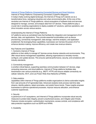 Internet of Things Platforms_ Empowering Connected Devices and Smart Solutions.pdf