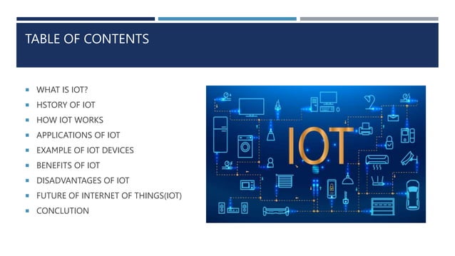 Internet of Things(IOT) | PPT