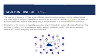 Internet of Things(IOT) | PPT