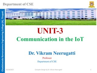Communication in the IoT | PDF