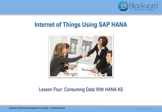 Consuming Data With HANA XS | PPT