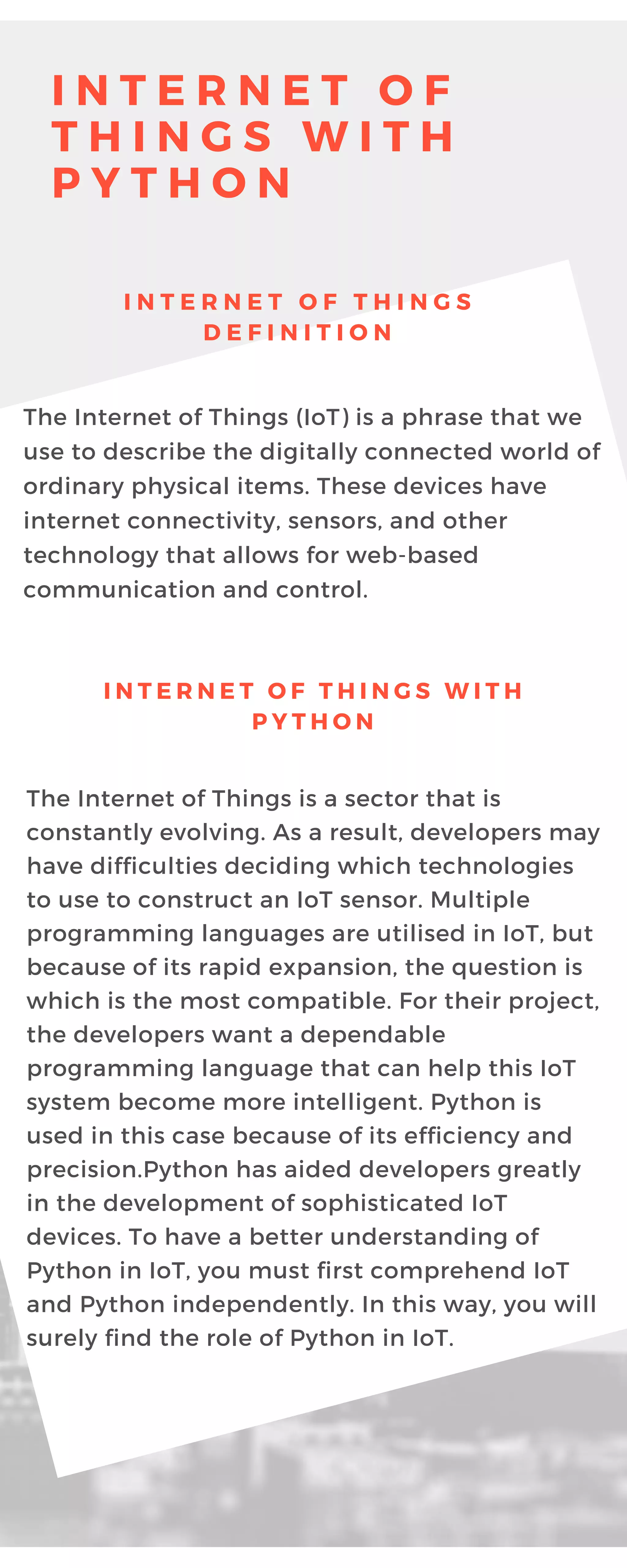 Internet of things with python | PDF Internet of things with python | PDF