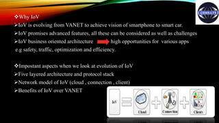 Internet of vehicle | PPTX