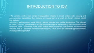 Internet of vehicles, vehicular social networks and cybersecurity | PPT