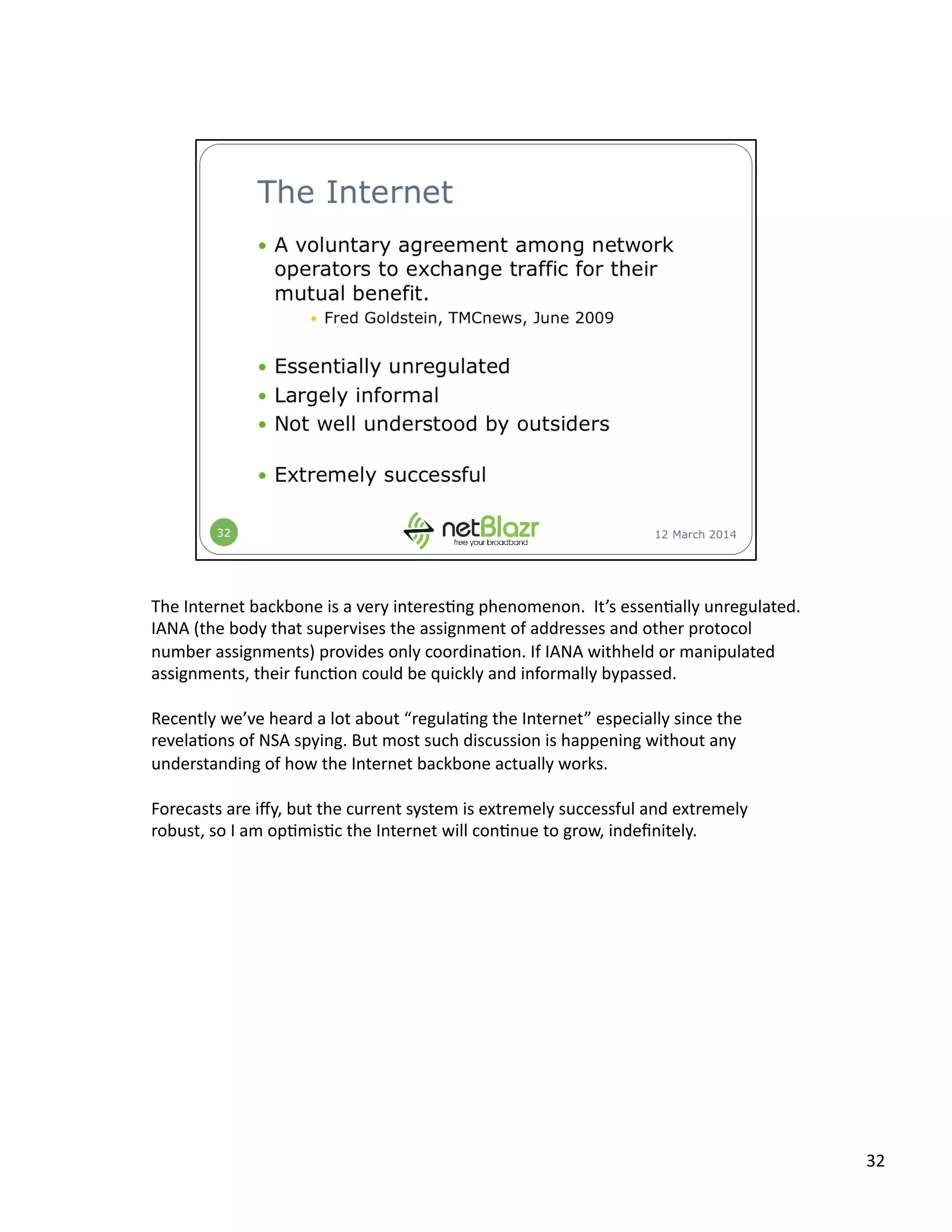 Internet peering, with annotations | PDF
